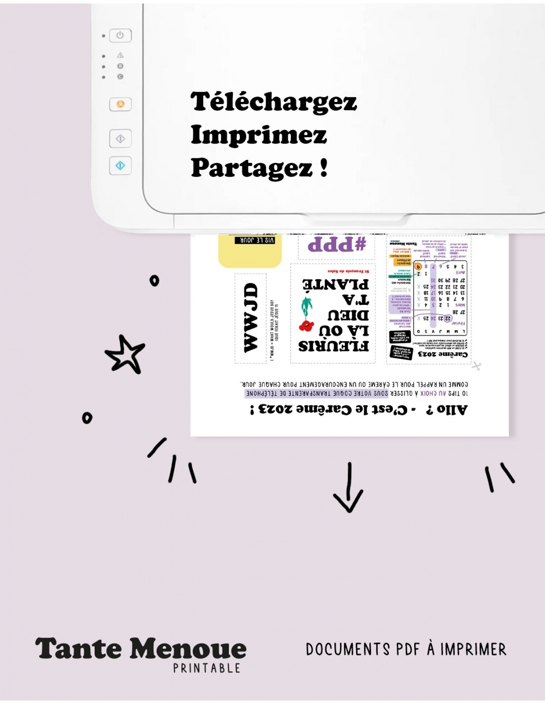 Dates de Carême pour les ados - Tante Menoue PRINTABLE Dates de Carême pour les ados - Tante Menoue PRINTABLE